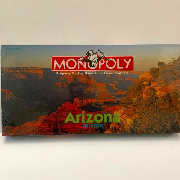 Hasbro | Games | Vintage Monopoly Arizona Edition Board Game 998 Hasbro ...
